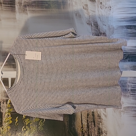 a new day | Tops | Nwt A New Day Womens Xl Black White Classic Striped ...